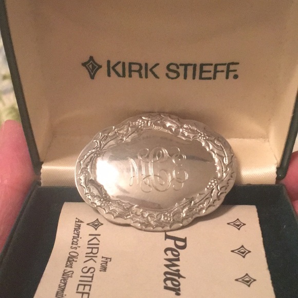 Kirk Stieff | Jewelry | Vintage Pewter Pin | Poshmark